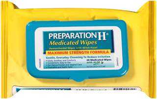 Preparation H Medicated Wipes with Aloe, Refill Pack - 48ea ...