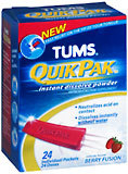TUMS Quik Pak Instant Dissolve Powder Berry Fusion - 24 EA - Medshopexpress