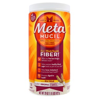 Metamucil MultiHealth Fiber, Original Coarse Texture – 114 Ea ...