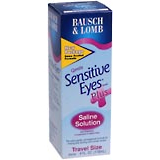 Bausch & Lomb Saline Solution, Travel Size - 4oz - Medshopexpress