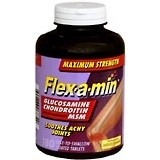 Flex-A-Min Glucosamine Chondroitin MSM, Maximum Strength, Easy-to ...