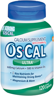Os-Cal Calcium Supplement, 600 Plus, Tablets - 120ea - Medshopexpress