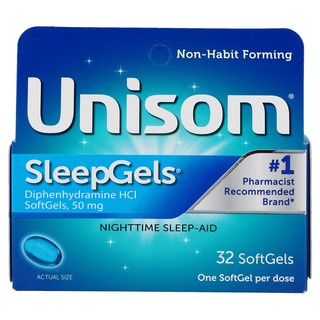 Unisom SleepGels - 32 Caplets - Medshopexpress