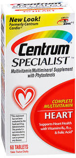 Centrum Specialist Multivitamin Heart 60 Tablets - Medshopexpress