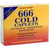 666 Cold Caplets - 16 CP - Medshopexpress