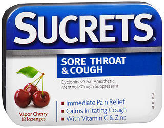 Sucrets Complete Lozenges Vapor Cherry - 18 EA - Medshopexpress