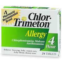 Chlor-Trimeton Chlorpheniramine Maleate Antihistamine, 4 Hour, Tablets ...