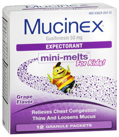 Mucinex for Kids Mini-Melts, Grape Flavor - 12 Each - Medshopexpress