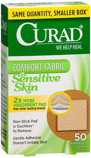 Curad Sensitive Skin Sterile Adhesive Spot Bandages – 50 Ea ...