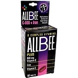AllBee B Complex Plus Vitamin C with Iron and Vitamin E, Tablets - 60ea ...