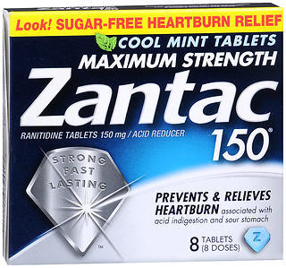 Zantac 150 Tablets Cool Mint - 8 TB - Medshopexpress