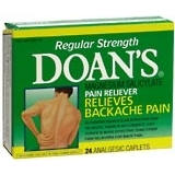 Doan's Back Pain Reliever, Regular Strength, Analgesic Caplets - 24ea ...
