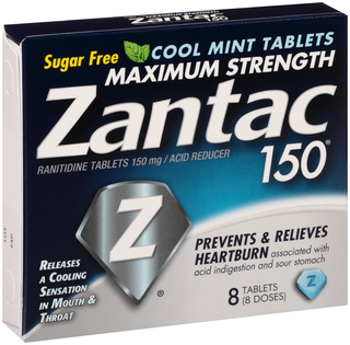 Zantac 150 Tablets Cool Mint - 150 TAB - Medshopexpress