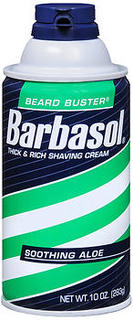 Barbasol Beard Buster Shaving Cream Soothing Aloe - 10 OZ - Medshopexpress