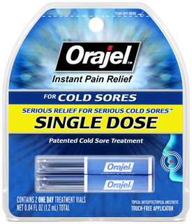Orajel Cold Sores Single Dose Treatment Vials - 1 EA - Medshopexpress