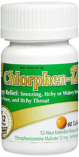 Chlorphen-12 Allergy Relief Tablets - 60 TAB - Medshopexpress