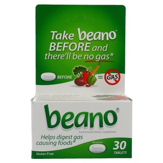 Beano Food Enzyme Dietary Supplement Tablets - 30 TAB - Medshopexpress