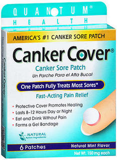 Canker Cover Canker Sore Patches Natural Mint Flavor - 6 EA ...