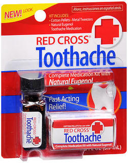 Red Cross Toothache Complete Medication Kit - 0.125 OZ - Medshopexpress
