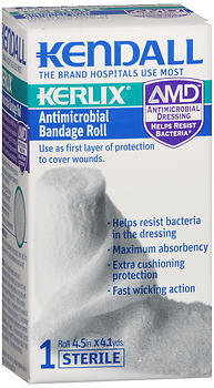 Kendall KERLIX Antimicrobial Bandage Roll 4.5 Inches x 4.1 Yards - 1 EA ...