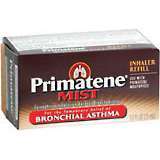 Primatene Epinephrine Inhalation Aerosol Bronchodilator, Inhaler Refill ...