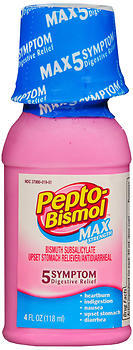 Pepto-Bismol Liquid, Maximum Strength - 4oz - Medshopexpress