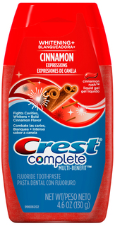 Crest Whitening Expressions Toothpaste Liquid Gel Cinnamon Rush - 4.6 ...