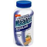 Maalox Antacid, Regular Strength, Chewable Tablets, Lemon - 85ea ...