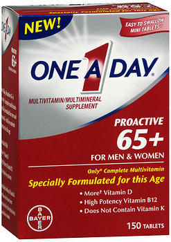 One-A-Day Proactive 65+ Multivitamin/Multimineral Tablets - 150 TB ...