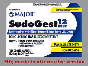 SUDOGEST PSE TAB 12HR MMP 10 - 10 TAB - Medshopexpress
