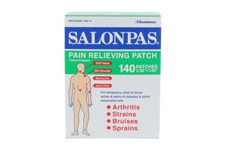 Salonpas Pain Relief Patches - 140 Patches - Medshopexpress
