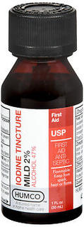 Humco Iodine Tincture, Mild 2% USP – 1 Oz. - Medshopexpress